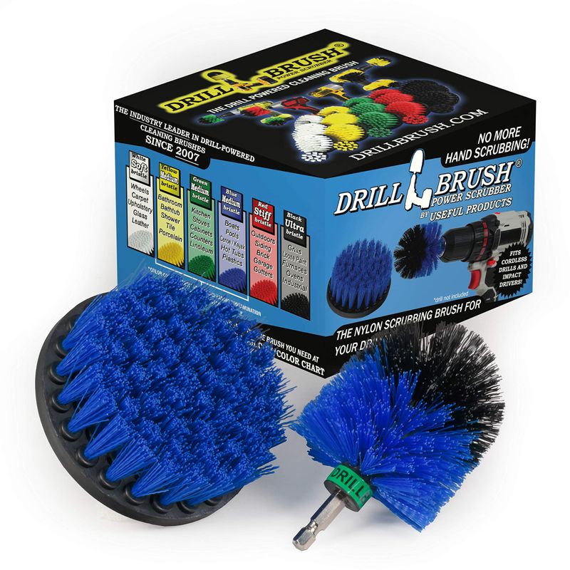 Aquatic Cleaning Supplies - Drill Powered Boat Cleaning Brushes - Boat ...