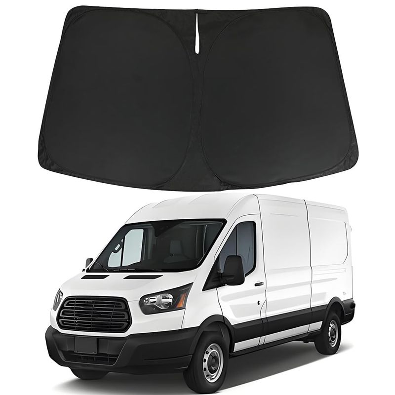 D-Lumina Windshield Sunshade - Compatible with Ford Transit(Van XL ...