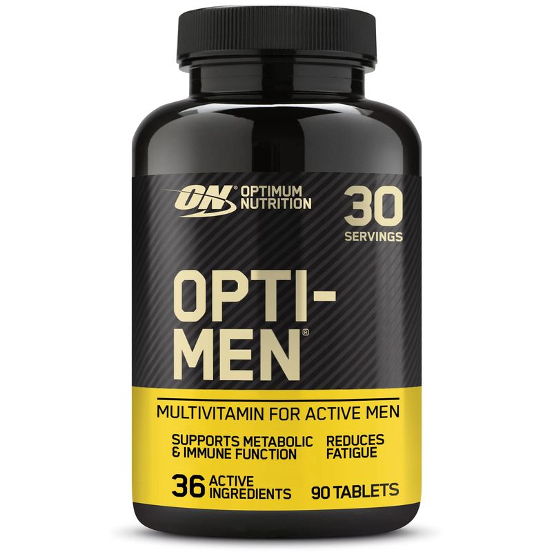 Optimum Nutrition Opti-Men Multi-Vitamin Supplements for Men with Vitamin D, Vitamin C, Vitamin ...