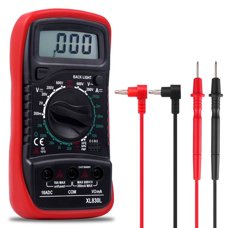 Digital Multimeter, Aeyytoe Voltmeter für AC/DC Spannung, DC Strom ...