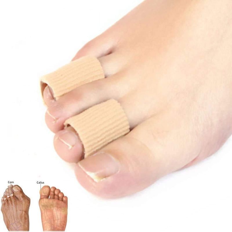 PEDIMEND Gel Ribbed Tube Moisturizing Fingers Toes Protector (2PCS ...