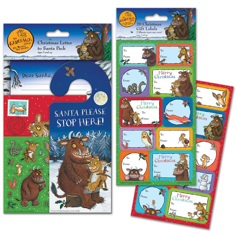 The Gruffalo's Child Christmas Letter to Santa and Gift Labels Bundle ...