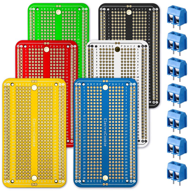 ElectroCookie Prototype Board Breadboard Style PCB Solder Board for ...