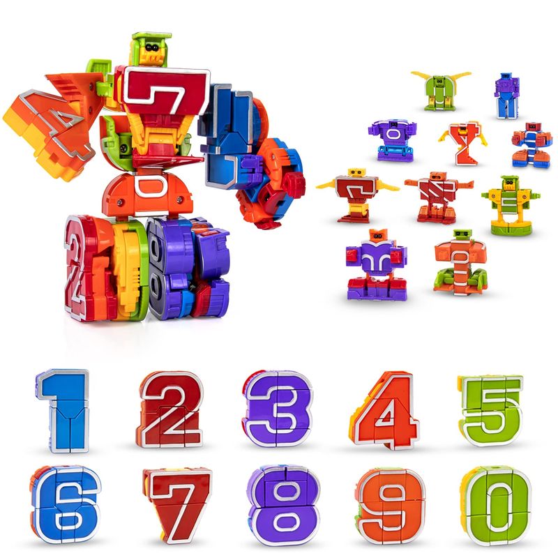Lydaz Number Bots Math Toys for Kids, Preschool Learning Activities ...