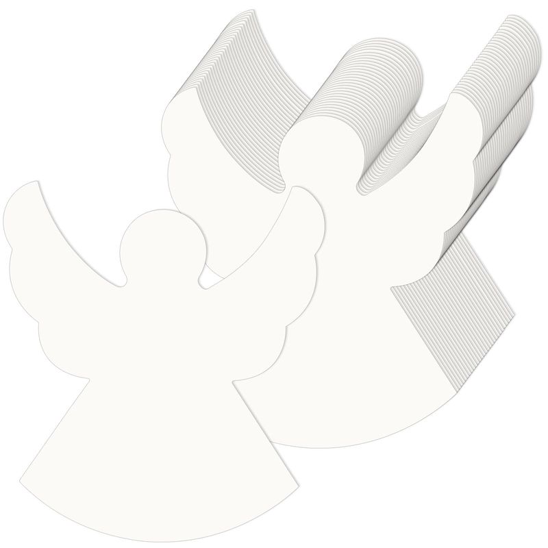 360 Pcs Angel Cutouts Paper Angel Shapes White Christmas Angel Shaped ...