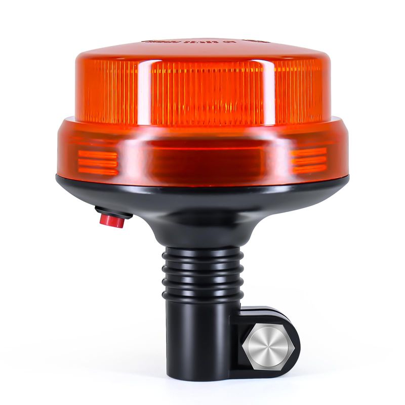 AnTom LED Beacon Light, 12V-24V Amber LED Warning Safety Flashing ...