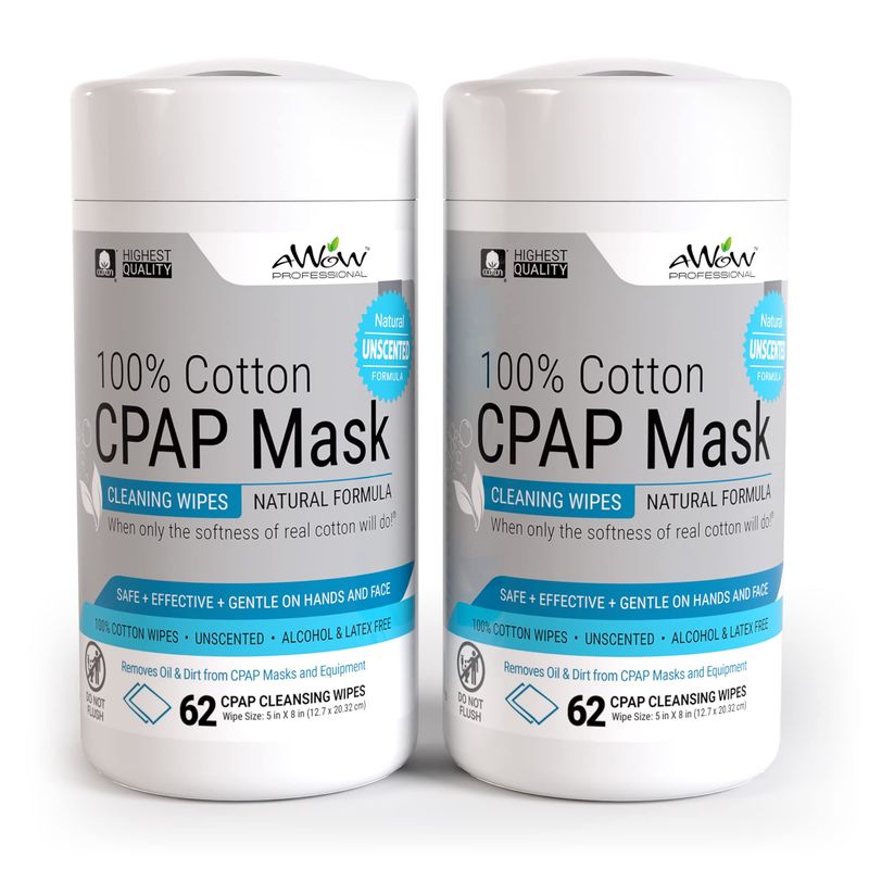 AWOW CPAP Wipes for Mask Cleaning - CPAP Accessories for daily CPAP ...
