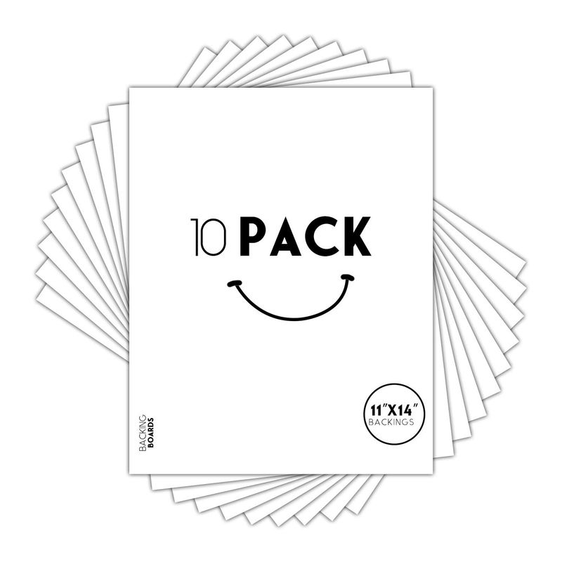 Golden State Art, 11x14 White Backing Board, Backer Boards for Frame ...