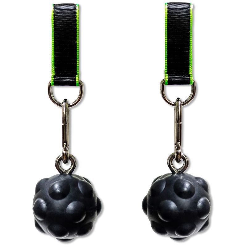 Trademark Innovations Pull Up Power Grip Balls Climbing Board ...