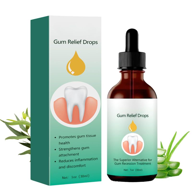 Mouthwash for Receding Gums, Gum Regrowth Drops, Effective Gum Serum ...