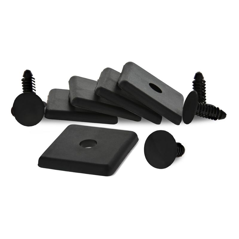 8020, 2030, 15 Series, 1.5" x 1.5" Plastic Square End Caps with Push in ...