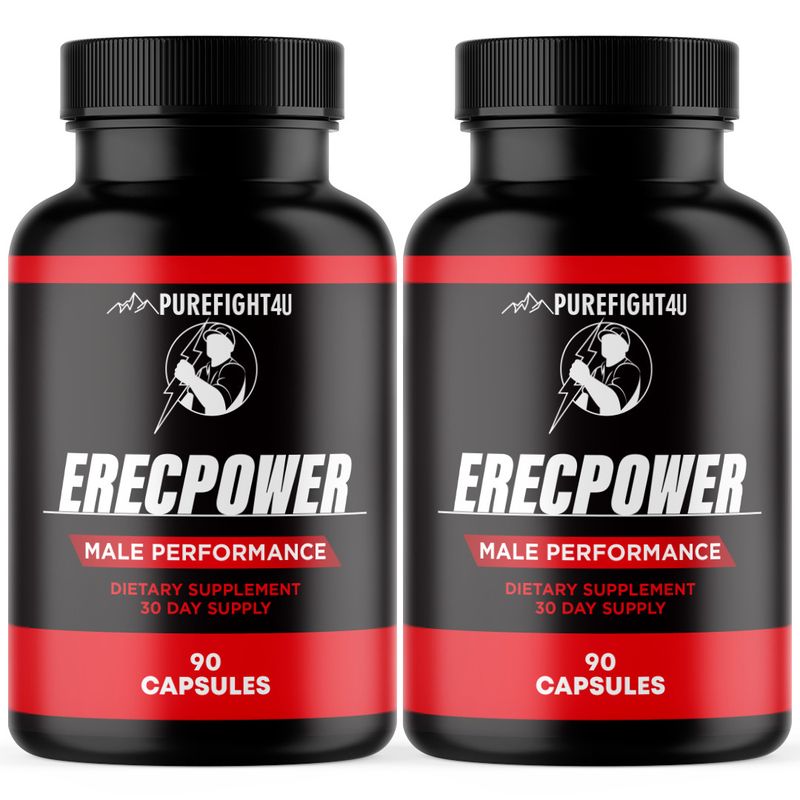 Erecpower Male Performance Support Peak Vitality Supplement Capsules 2 ...