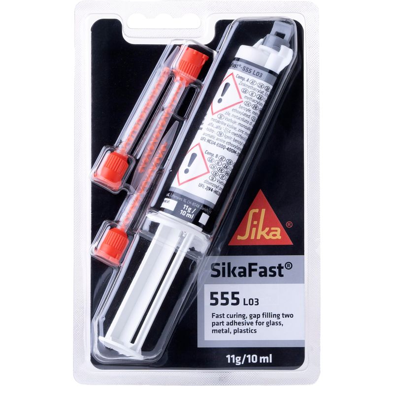 SIKA – Konstruktionsklebstoff – SikaFast 555 L03 Schwarz – ideal für ...