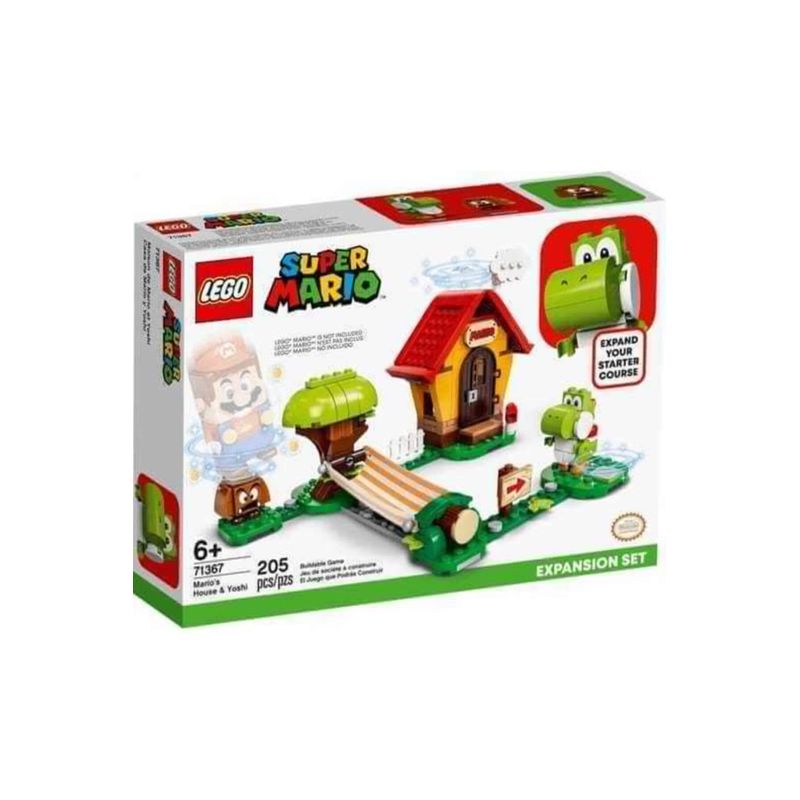 LEGO 71367 Super Mario House & Yoshi Expansion Set Buildable Toy Game ...