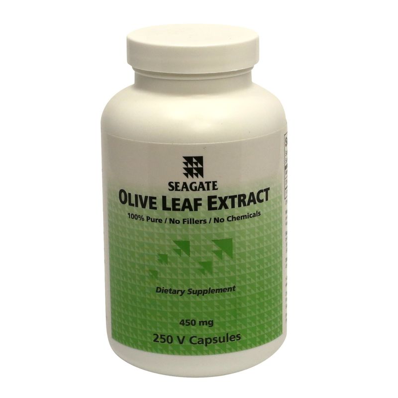 Seagate Products Olive Leaf Extract 450 mg 250 Capsules - Online ...