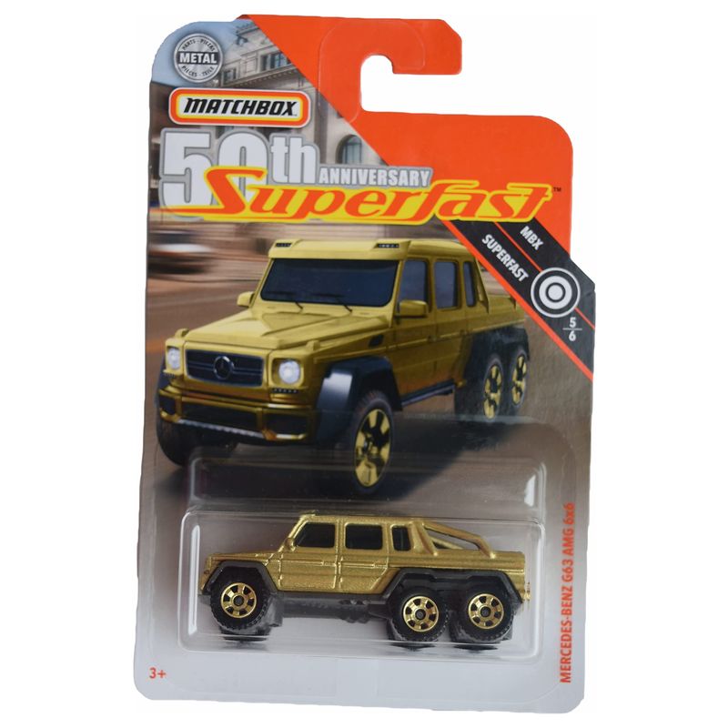 Matchbox Mercedes Genz G63 AMG 6x6, Superfast 5/6 [Gold] - Online ...