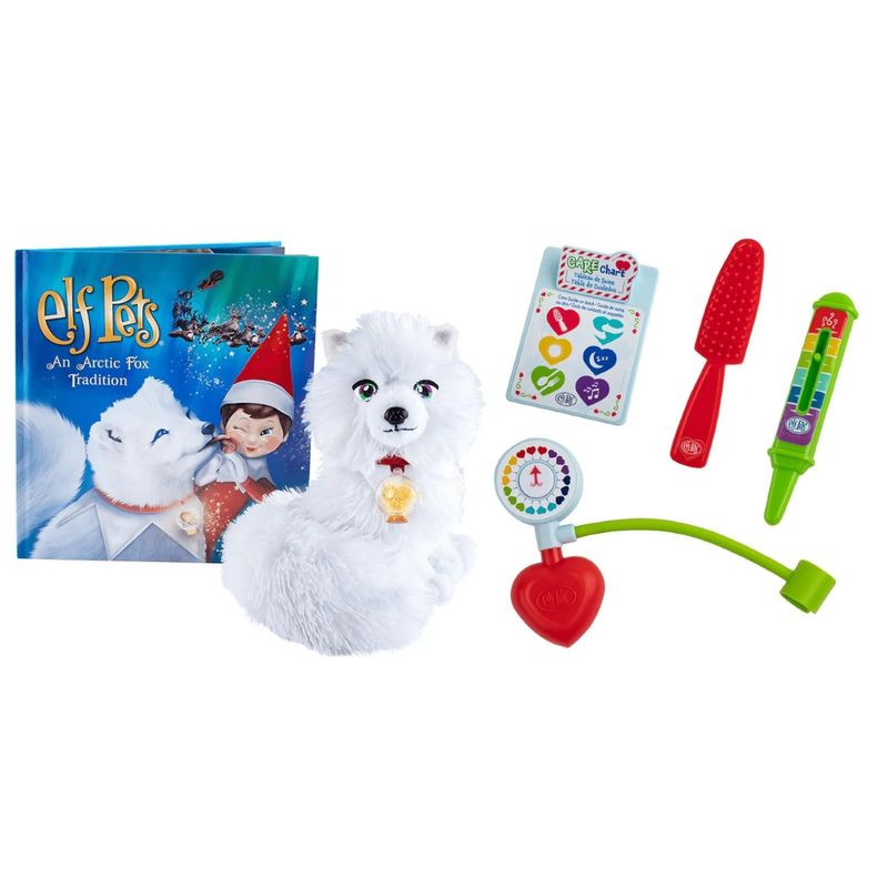 The Elf on the Shelf Elf Pets Arctic Fox, Tradition Story Book, and ...