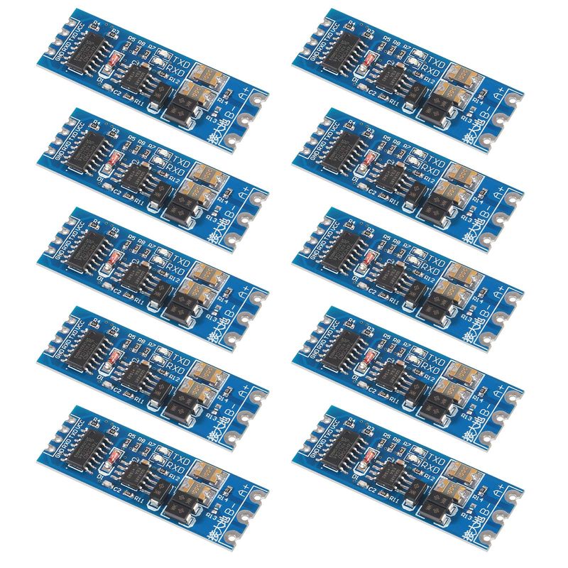 ALMOCN 10pcs TTL to RS485 485 to Serial UART Level Reciprocal Hardware Automatic Flow Control ...
