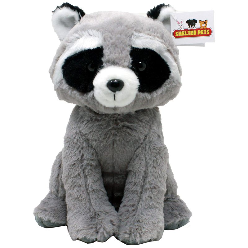 Shelter Pets: Stella the Raccoon - 10" Raccoons Plush Toy Stuffed ...