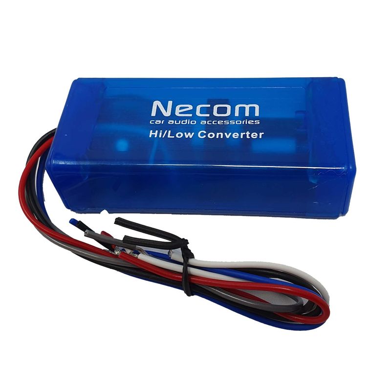 EHO High Low Adapter Subwoofer Converter Auto Radio Endstufe Cinch auf ...