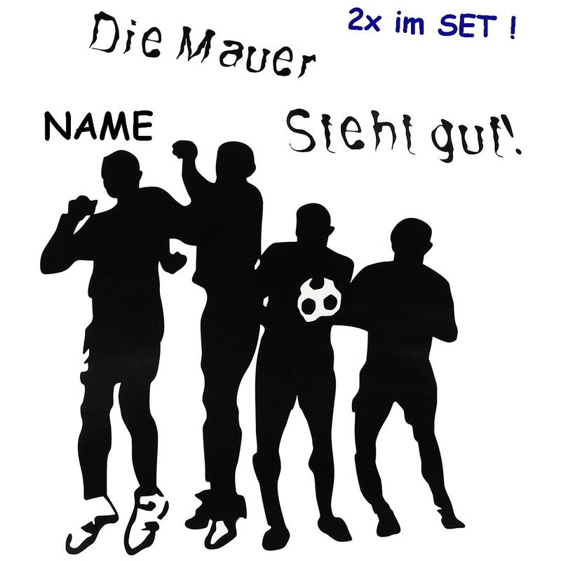 alles-meine.de GmbH 10 TLG. Set große Fensterbilder - Fußball - Die ...