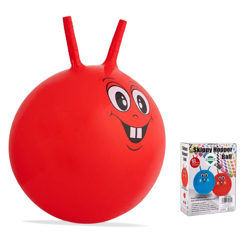 ADEPTNA Inflatable 18 inch Diameter Skippy Space Hopper Ball Toys for ...