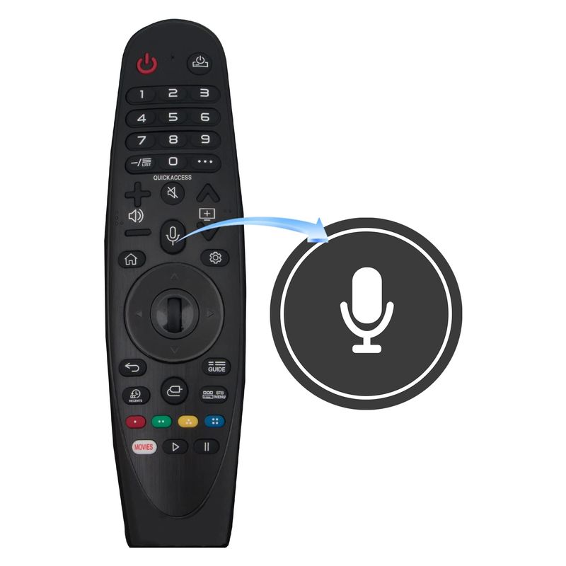 AN-MR19BA Remote Replaced for LG TV ANMR19BA AKB75635301 43UM7450PLA ...
