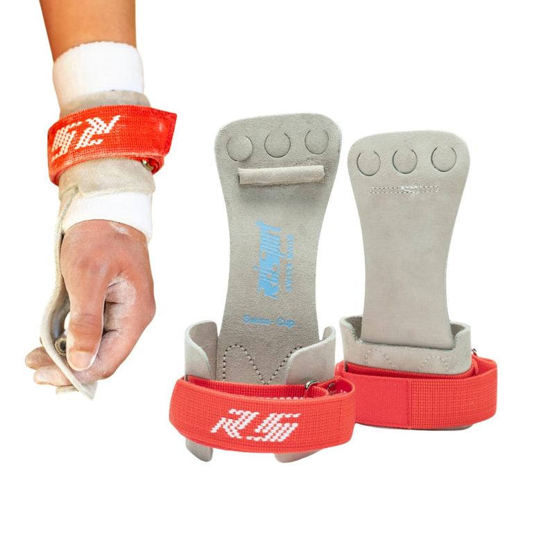 Reisport High Bar Gymnastics Grips for Men - Premium Leather Hand Grips ...