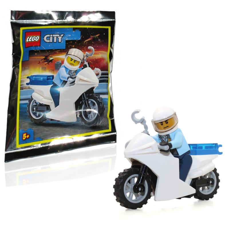 LEGO City Minifigure: Police - Motorcycle Police Officer (with ...