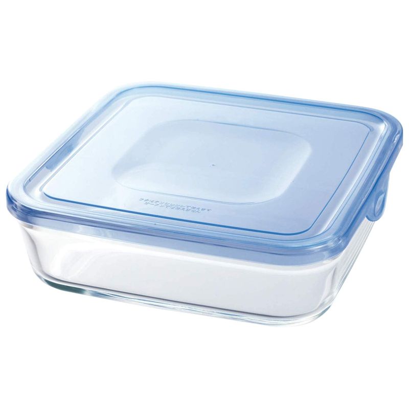 Iwaki KBT3248BLN Pack & Range Microwave-safe Container, Aqua Blue ...
