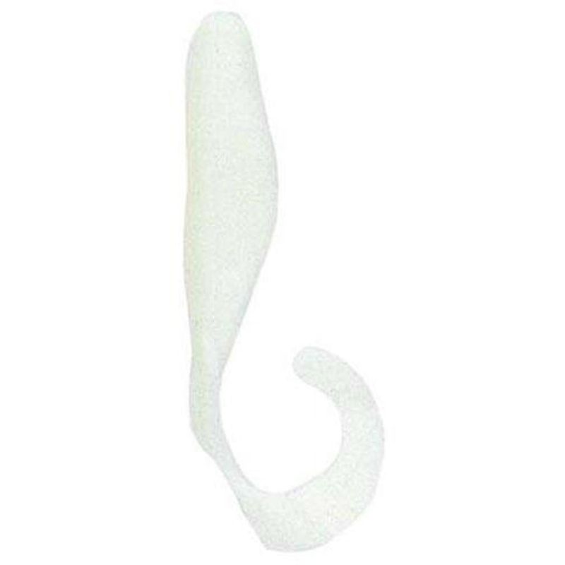 Bass Assassin Saltwater Curly Shad-10 Per Bag (White, 4-Inch) - Online ...