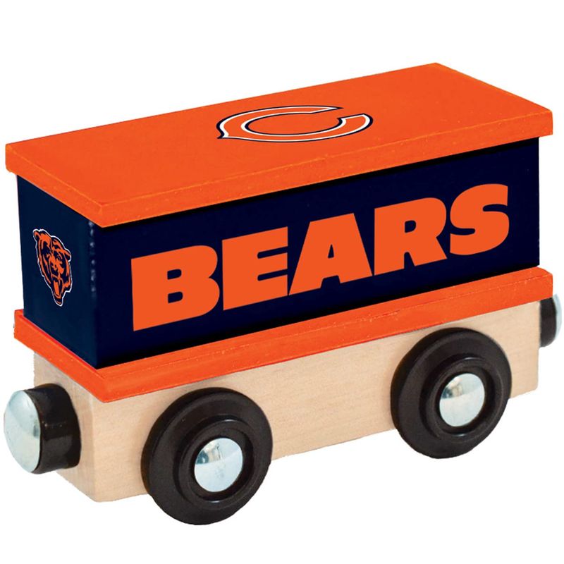 MasterPieces NFL Chicago Bears Real Wood Boxcar Toy Train with Magnets ...