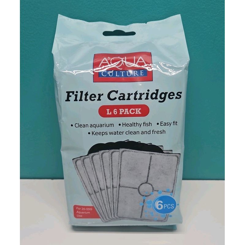 Aqua Culture Filter Cartridges-L-6-Pack - Online Marketplace - EveryMarket