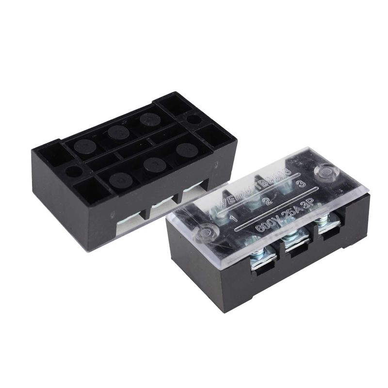 Barrier Terminal Block TB-2503 3 Terminal 600V 25A - Online Marketplace - EveryMarket