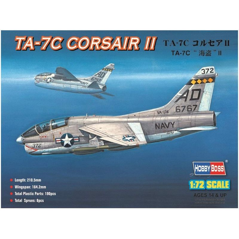 Hobby Boss HY87209 TA-7C Corsair II Airplane Model Building Kit ...
