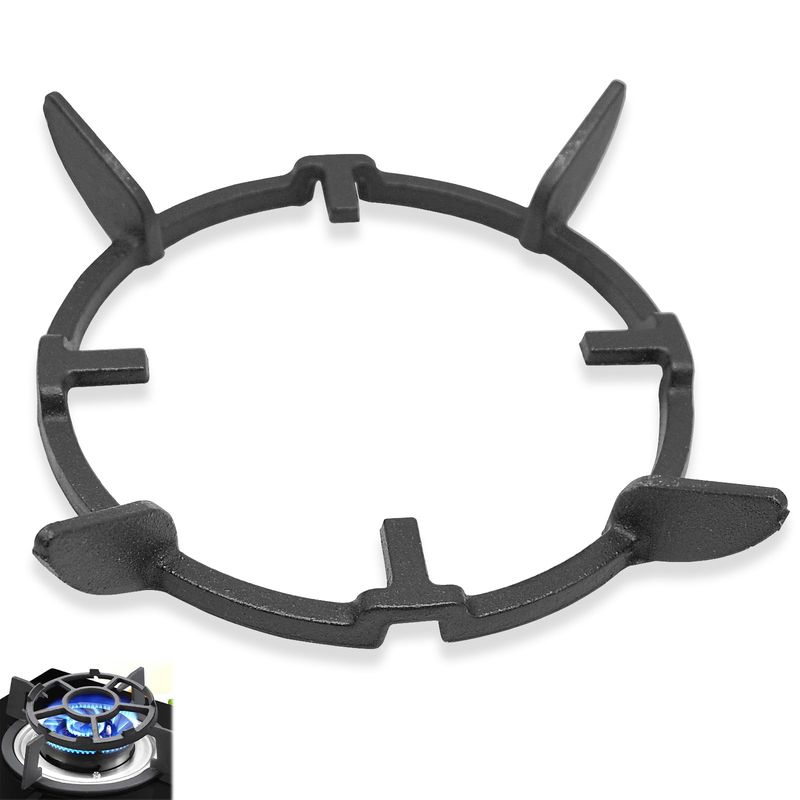 Cisolen Cast Iron Wok Support Ring Wok Ring for Gas Hob Universal Non ...
