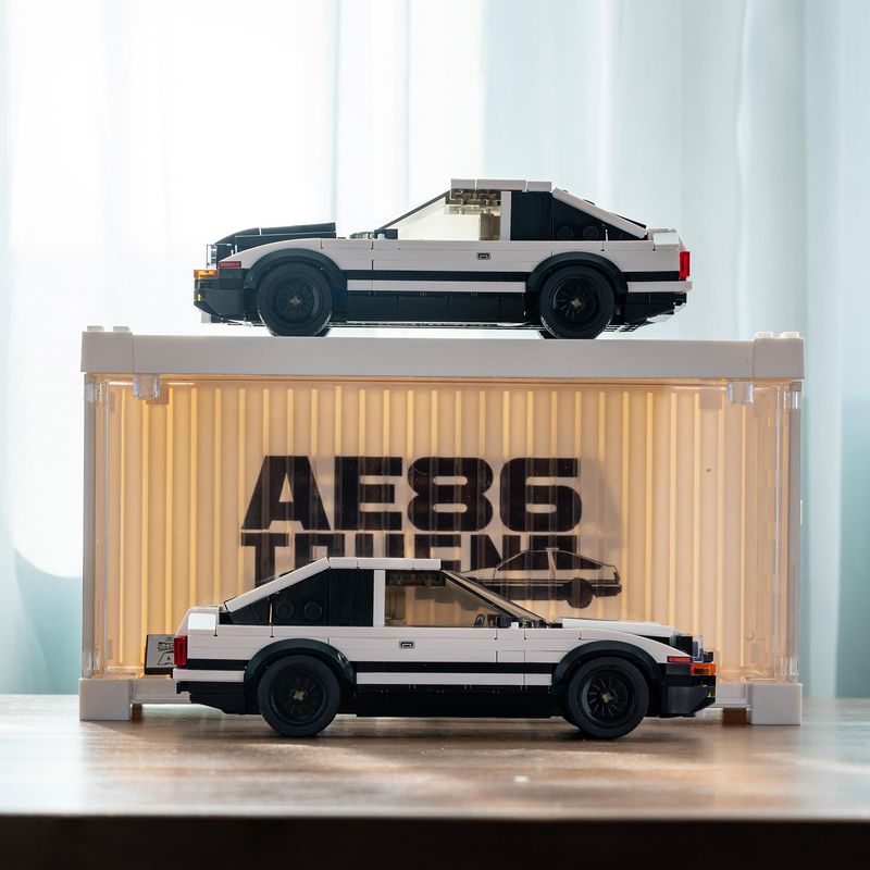 TOYOTA AE86 Trueno Building Car Sets with Display Container,TOYATA ...