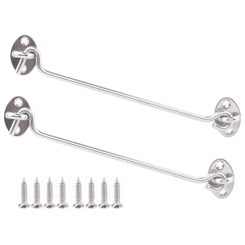 Old Window Hook Latch Wind Hook Latch Barn Door Latch Stainless Steel ...