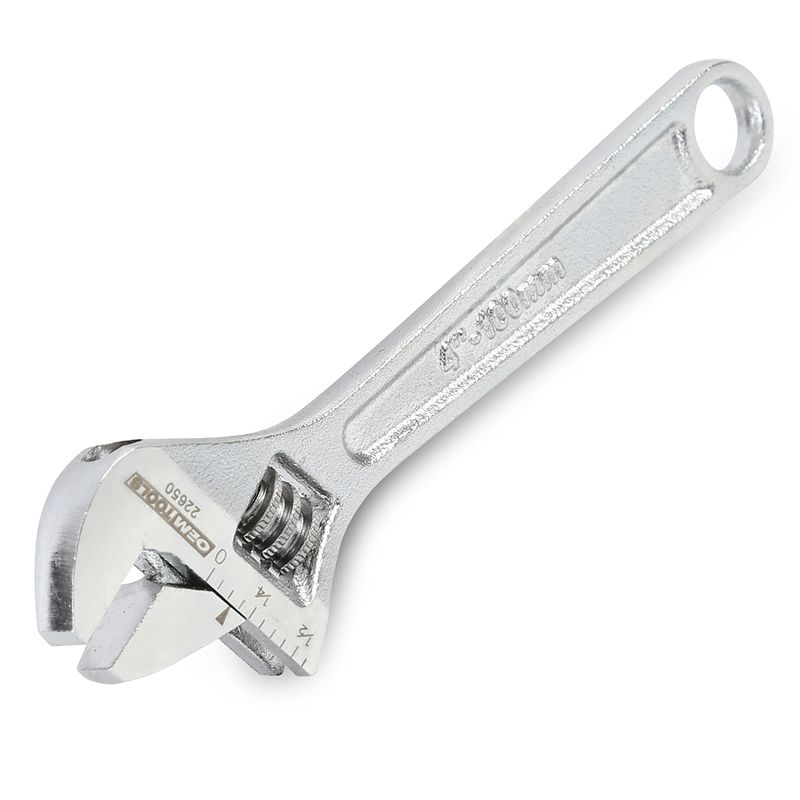 OEMTOOLS 22650 4 Inch Adjustable Wrench, Small Adjustable Wrench for ...