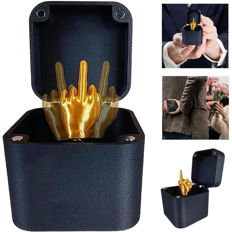 Middle Finger Surprise Gift Box, Middle Finger in a Box, Funny Middle ...
