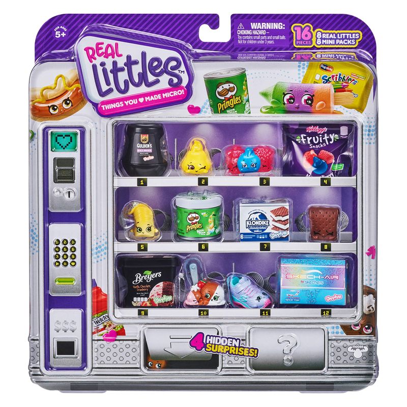 Shopkins Real Littles Shopper Pack | 8 Real Littles Plus 8 Real Branded ...