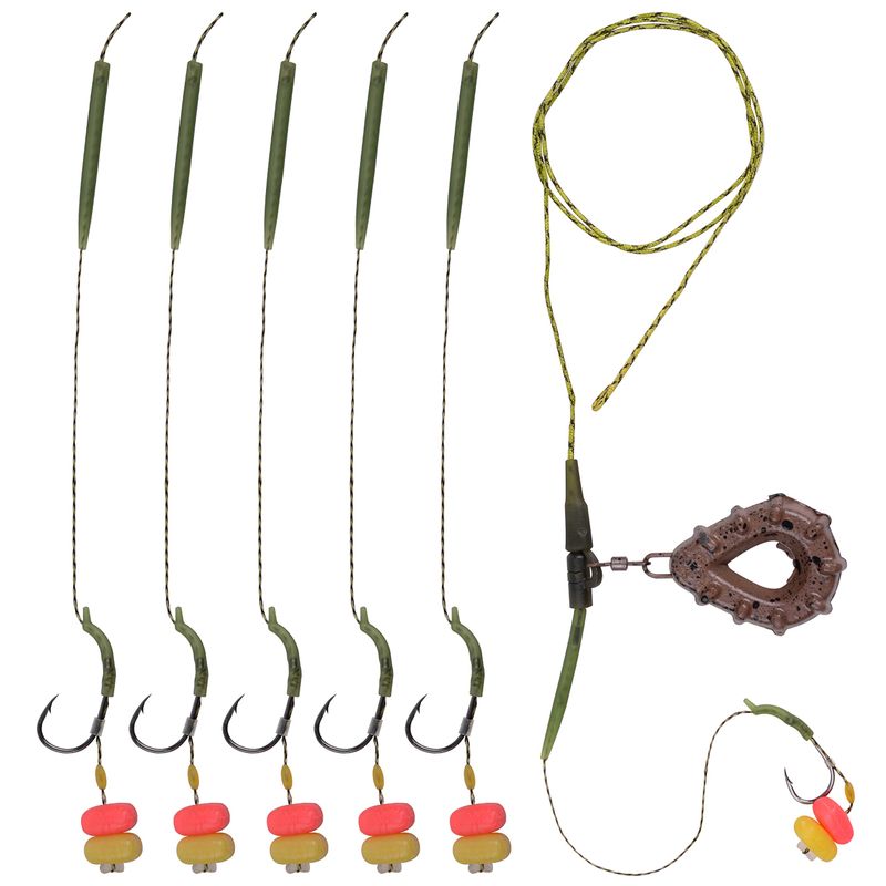 OROOTL Carp Fishing Rigs Kit, Boilies Bait Rigs with Sinker Corn Bait ...