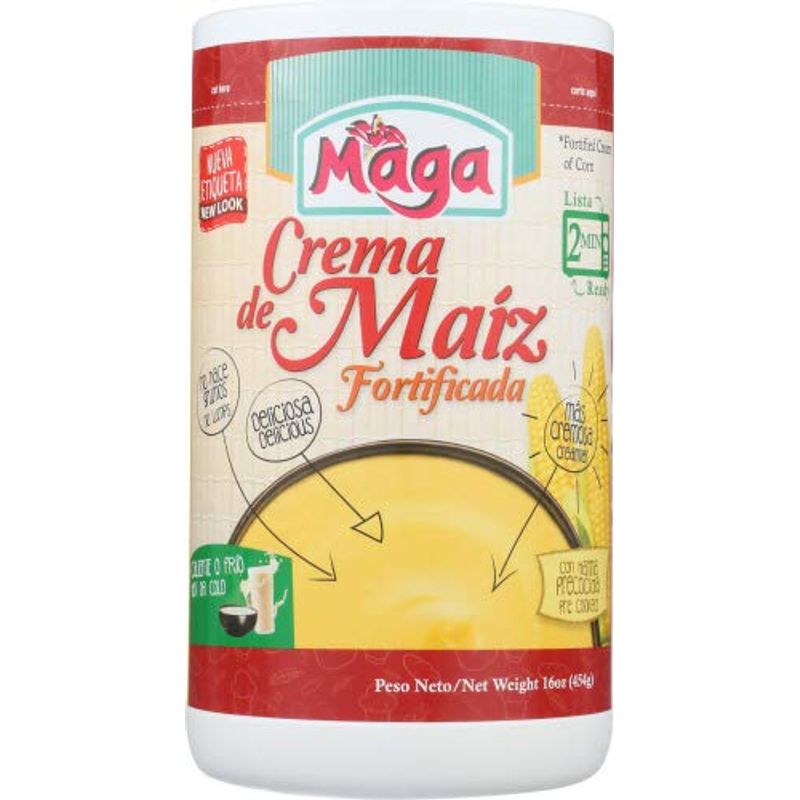 Crema de Maíz (Cream of Corn Cereal) by Maga Foods Puerto Rico - 12 oz ...