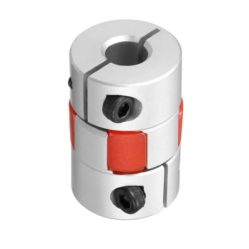 TA-VIGOR Shaft Coupling 8mm to 8mm Bore Aluminium Plum Flexible Coupler ...