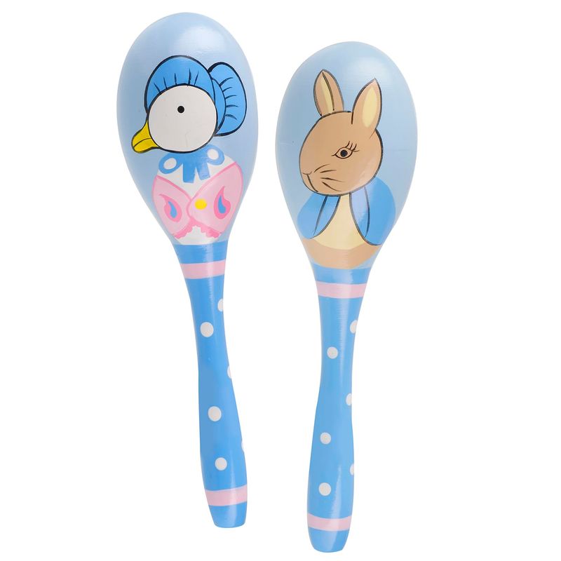 Peter Rabbit Toys - Wooden Maracas, Baby Rattle Set - Peter Rabbit and ...