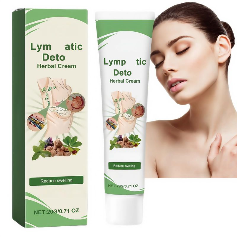 Lym/phatic De/tox Herbal Cream,Anti-Swelling Lym/phatic De/tox Ointmen ...