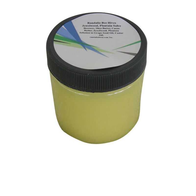 Jewelweed, Plantain Salve, 4oz, Randalia Bee Hives - Online Marketplace ...