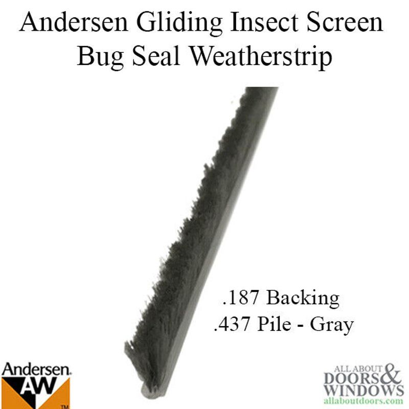 Andersen Sliding Door Weather Seal Insect Screen Door Bug Seal For ...