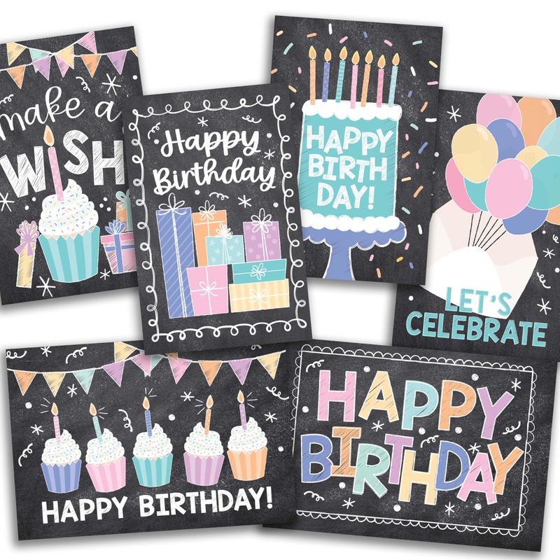 Hadley Designs 24 Happy Birthday Cards Bulk With Envelopes - 4x6 ...