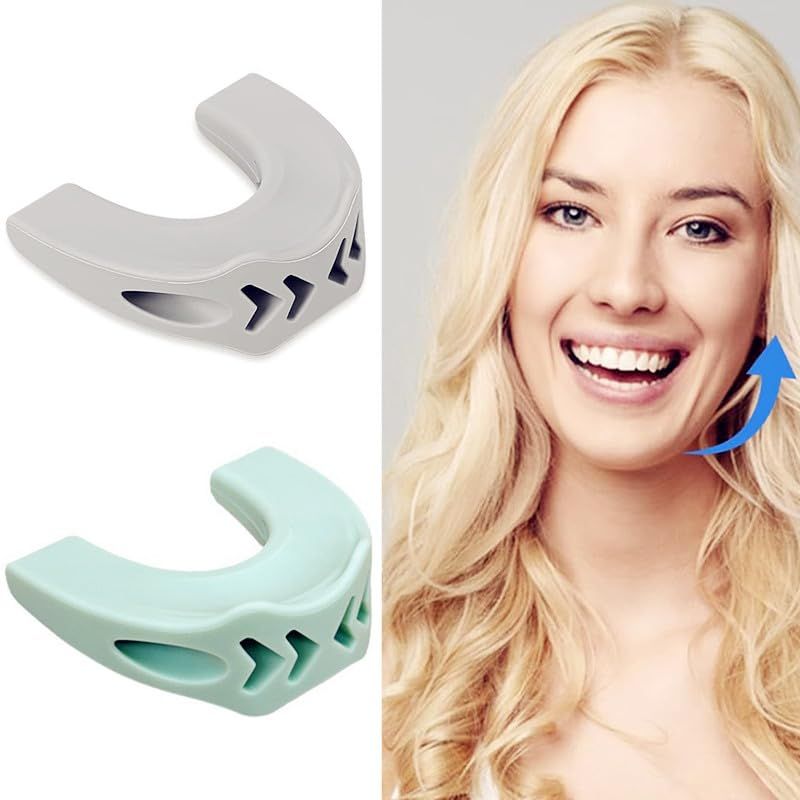 YuBu-Tech 2PCS Jaw Exerciser for Men Women Silicone Jawline Exercise ...